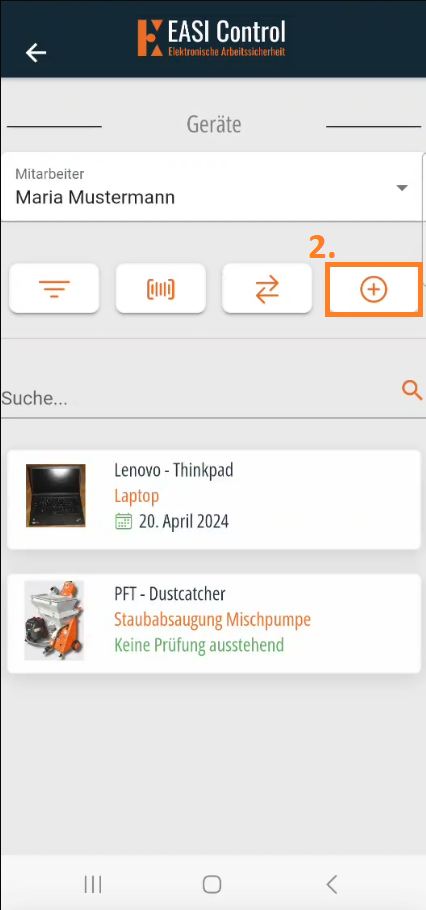 Geräte hinzufügen – EASI Control