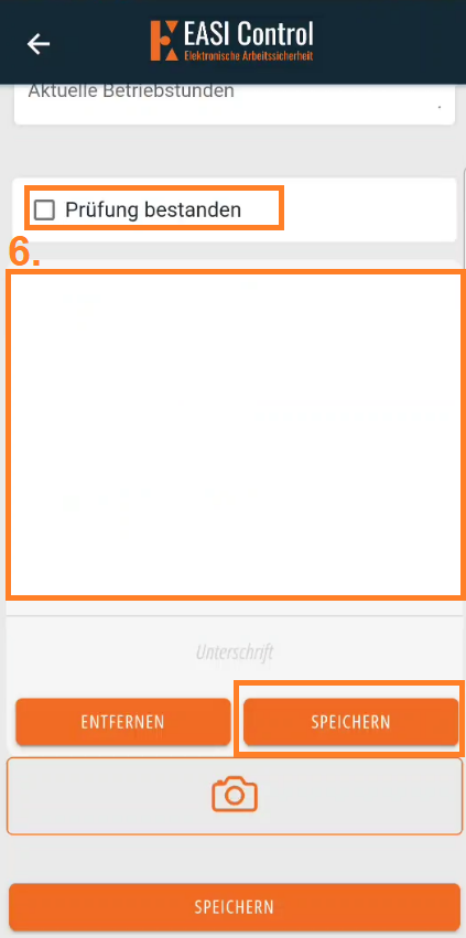 Geräteprüfung durchführen – EASI Control